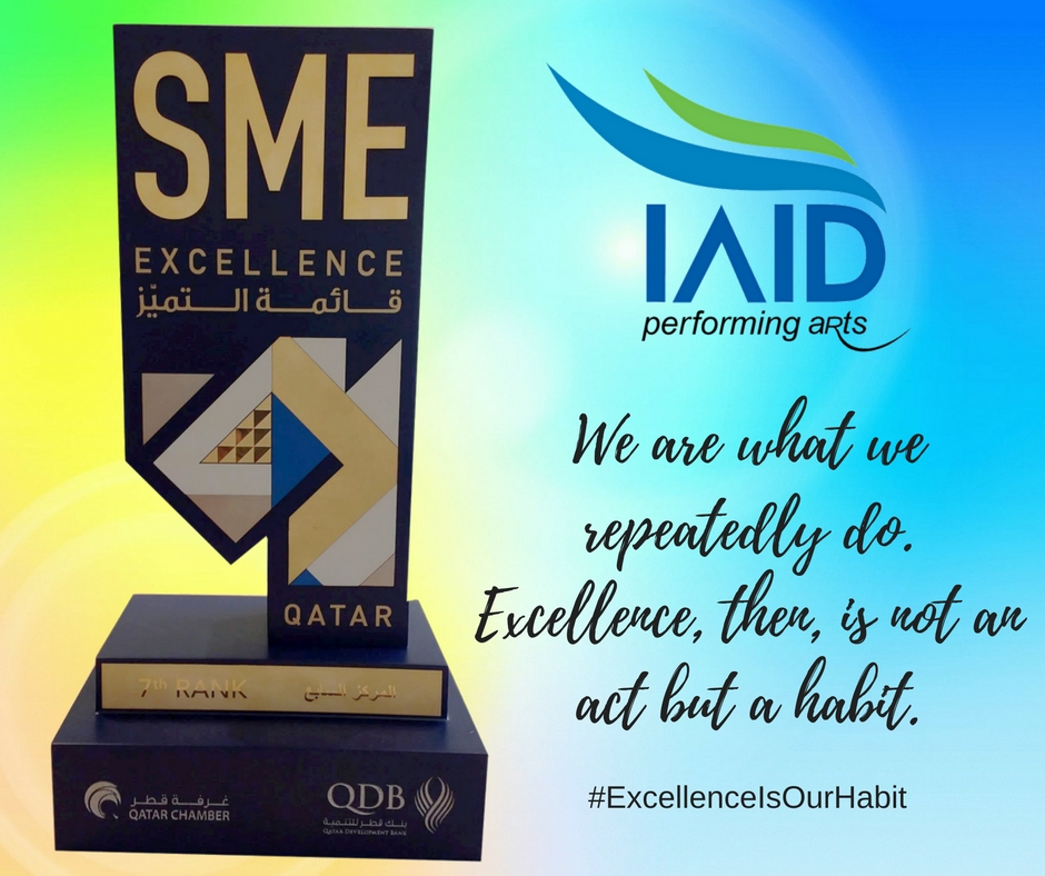 IAID is ranked as the 7th top SME in Qatar – IAID Performing Arts